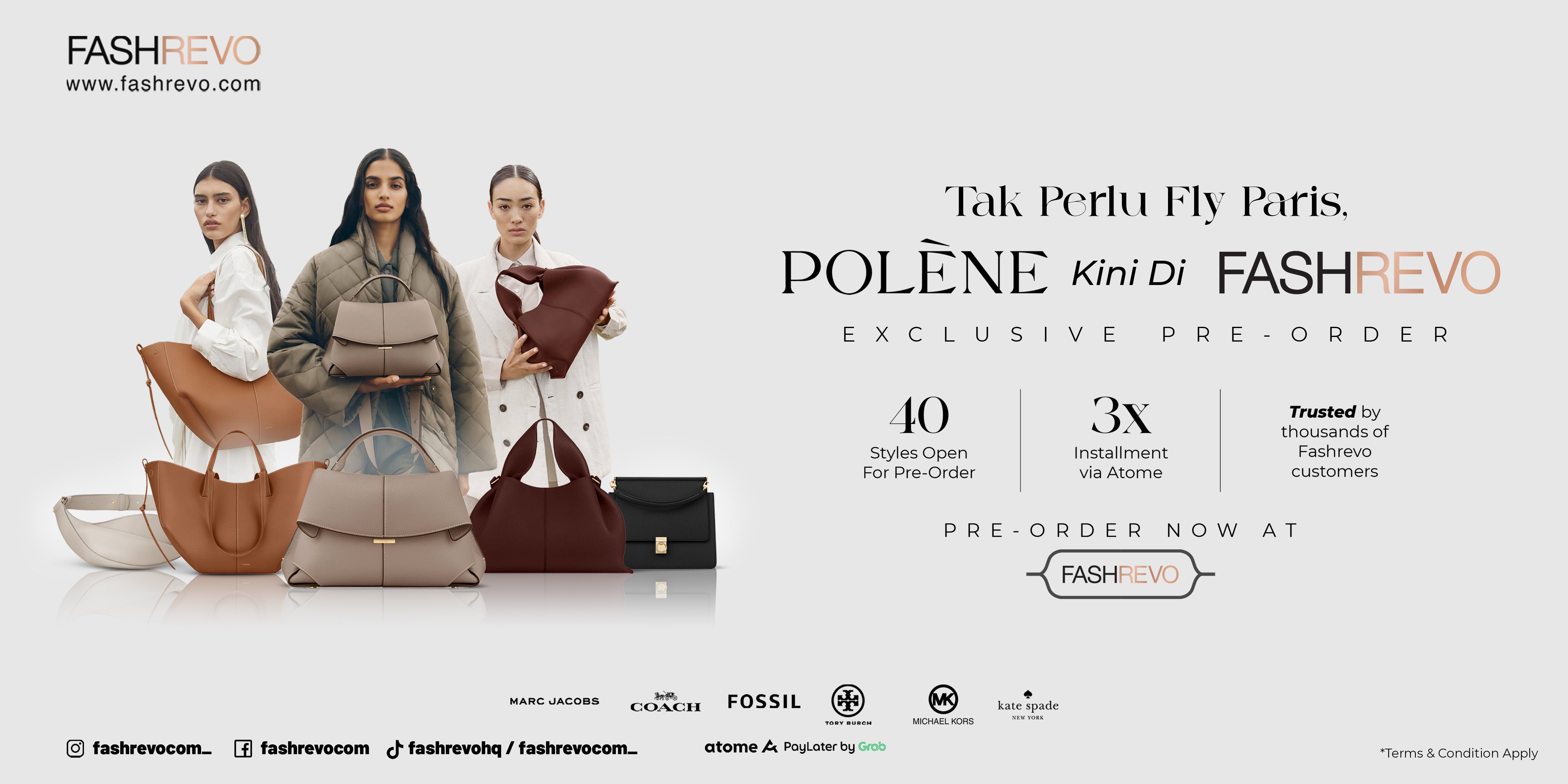 7 Bag Polène - Model Popular Yang Kini Boleh Preorder di FashRevo (100 ...