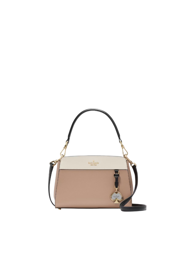 Kate Spade Madison Small Top Handle Satchel Bag In Toasted Hazelnut KK ...